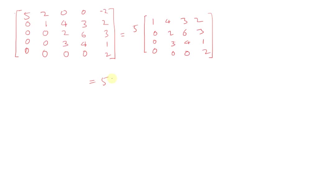 SOLVED:Find the determinant of the matrix. Expand by cofactors on the row or column that appears ...