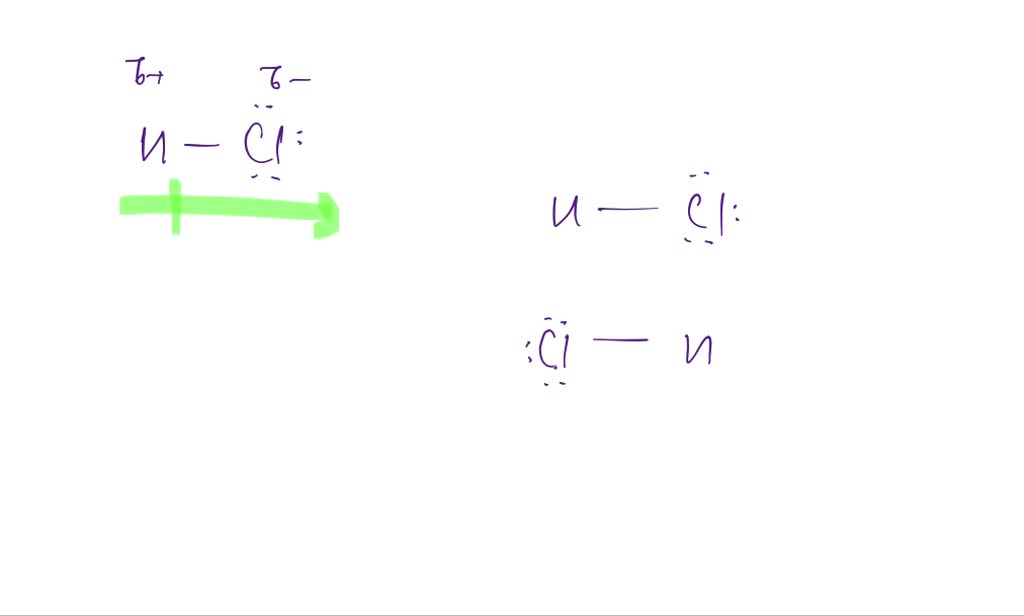 SOLVED:Draw two HCl molecules and show how they would be attracted to ...