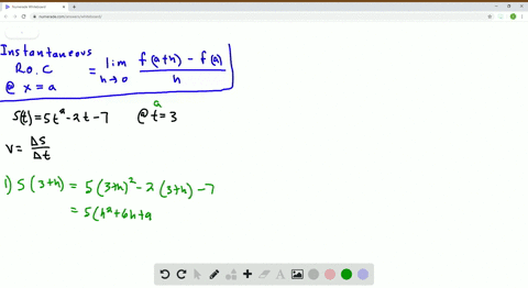 SOLVED:The position function for an object moving in a straight-line ...
