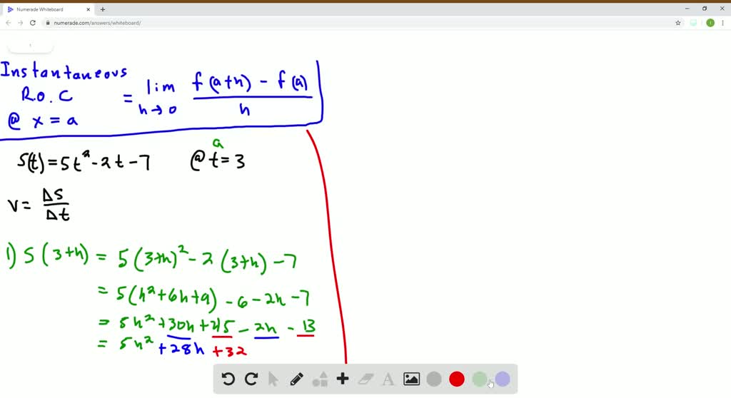 SOLVED:The position function for an object moving in a straight-line ...