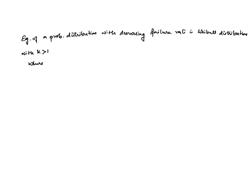 SOLVED:- Give an example of a probability distribution with decreasing ...