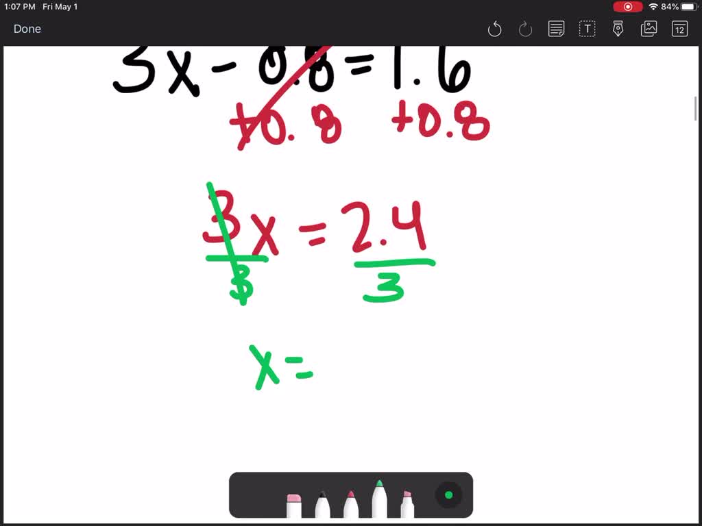  SOLVED Solve And Check 3 X 0 8 1 6 Numerade