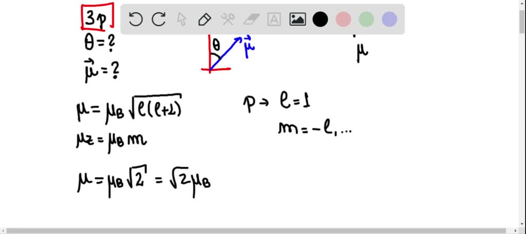 Solved An Electron In A Hydrogen Atom Is In 3p State Find The Smallest