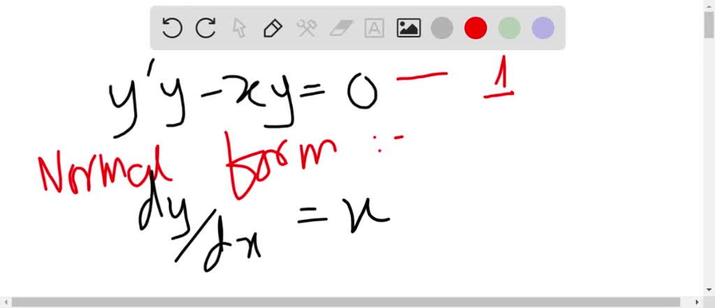 The normal form (5) of an n th-order differential equation is ...