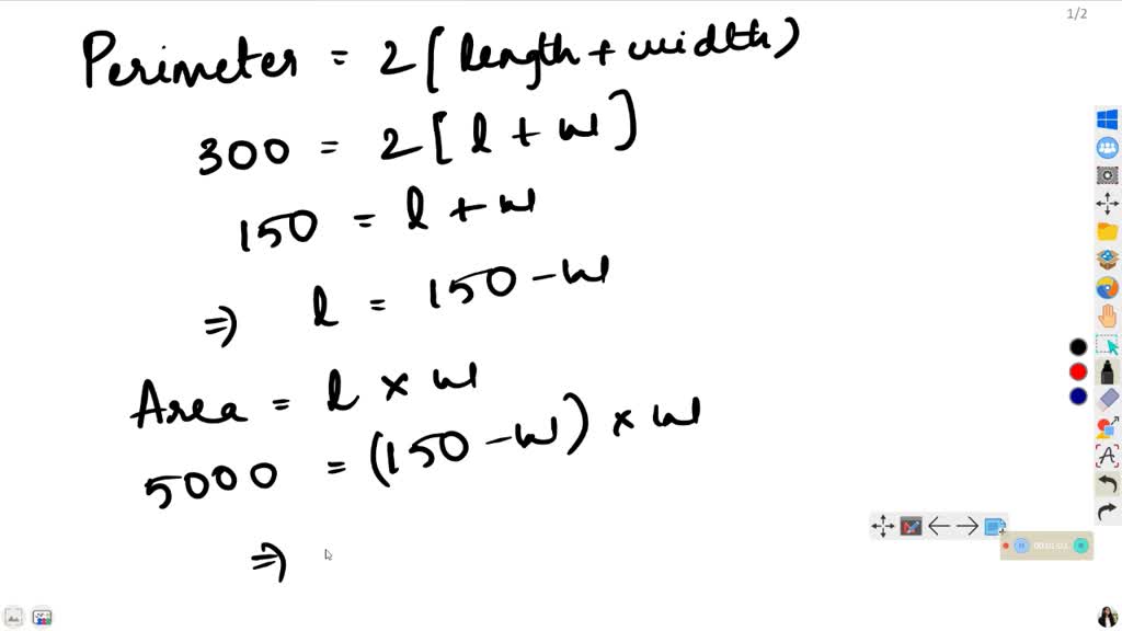 SOLVED: A farmer has 2,700 ft of fencing to enclose two adjacent rectangular fields. Find the ...