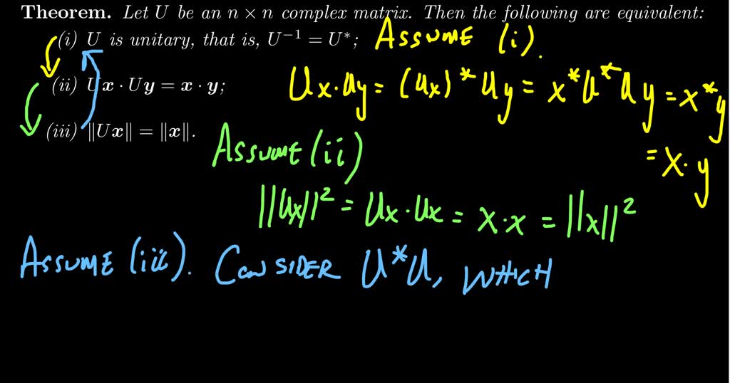 ⏩SOLVED:Prove Theorem 13.6: The following conditions on an operator ...