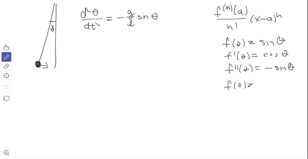 SOLVED:When we model the motion of a pendulum, we sometimes replace the ...
