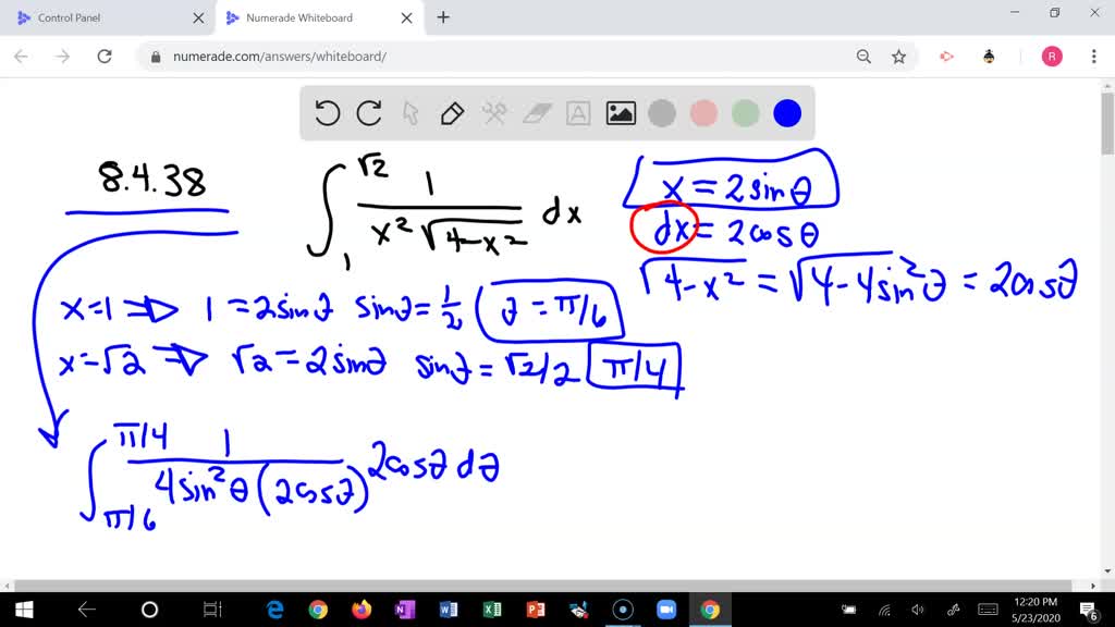 ⏩solved Trigonometric Substitutions Evaluate The Following Integrals… Numerade