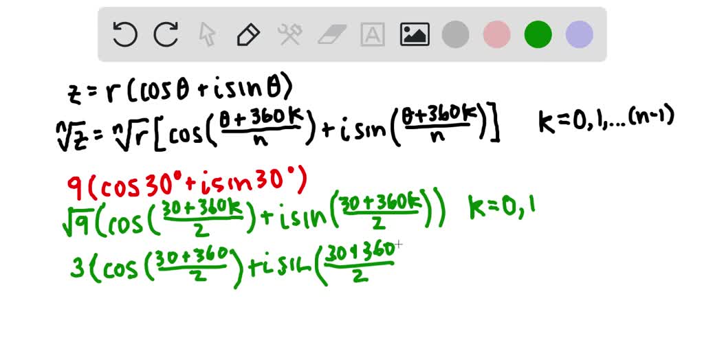 SOLVED:Find all the complex roots. Write roots in polar form with ...