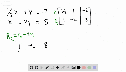 SOLVED:Solve each system of equations using matrices (row operations). If the system has no ...
