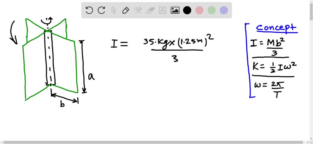 A revolving door consists of four rectangular glass slabs, with the ...
