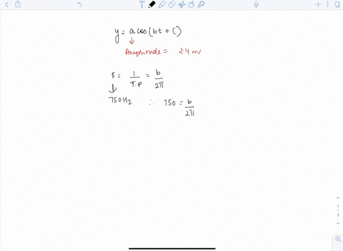 SOLVED:Find a function that models the simple harmonic motion having the given properties ...