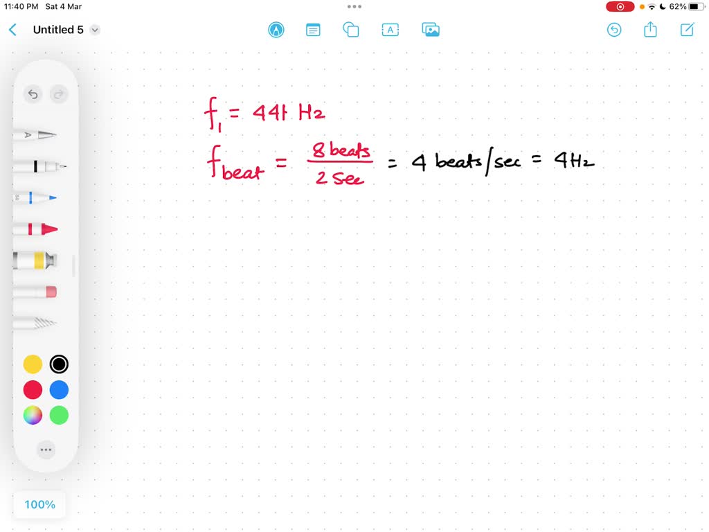 SOLVED:Two musicians are comparing their clarinets. The first clarinet ...