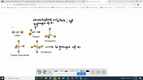 SOLVED:What type of central-atom orbital hybridization corresponds to each electron-group ...
