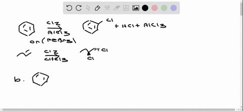SOLVED:Write equations to illustrate both aromatic and aliphatic ...
