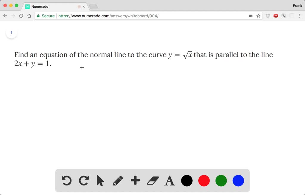 SOLVED:Find an equation of the normal line to the curve y=√(x) that is ...