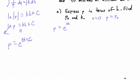 SOLVED:Atmospheric Pressure Earth's atmospheric pressure p is often ...