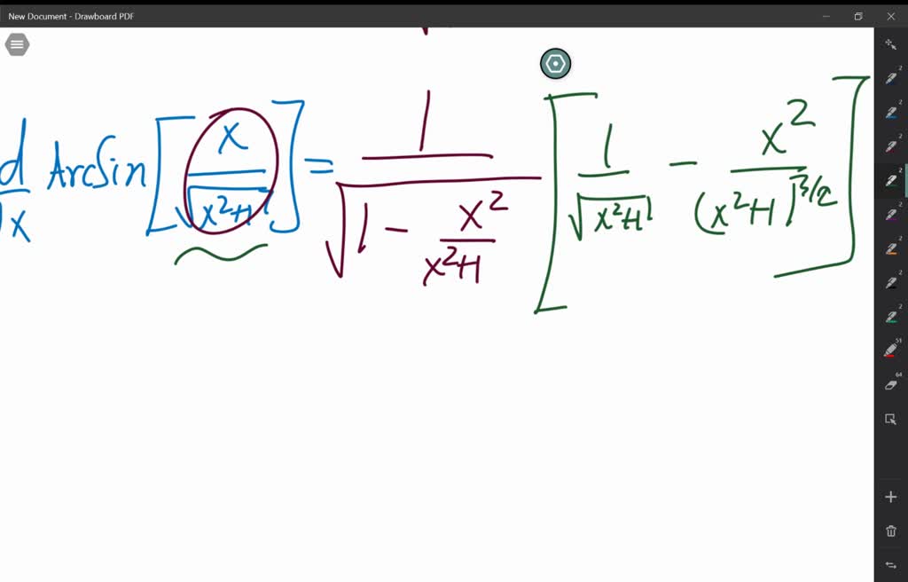 SOLVED:Find and simplify the derivative of sin^-1((x)/(√(x^2+1))). Use the result to write out ...