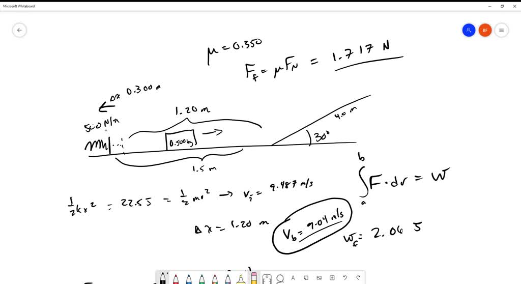 SOLVED:A spring with a spring constant of 500 . N / m is used to propel ...