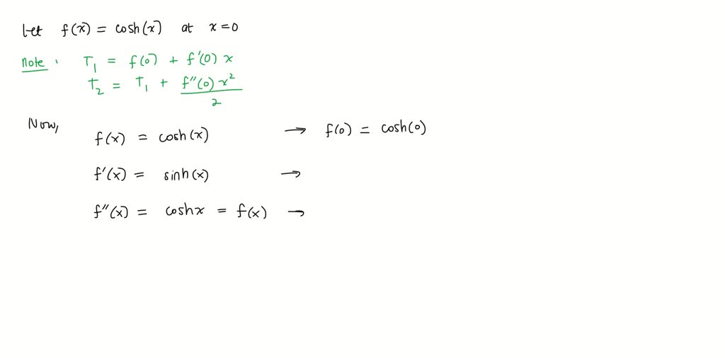 Solvedthe Taylor Polynomial Of Order 2 Generated By A Twice Differentiable Function Fx At Xa 