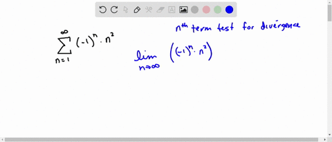 SOLVED:Use the nth Term Divergence Test (Theorem 4) to prove that the ...