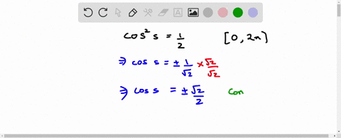 SOLVED: Find the exact values of s in the given interval that satisfy the given condition. [0,2 ...