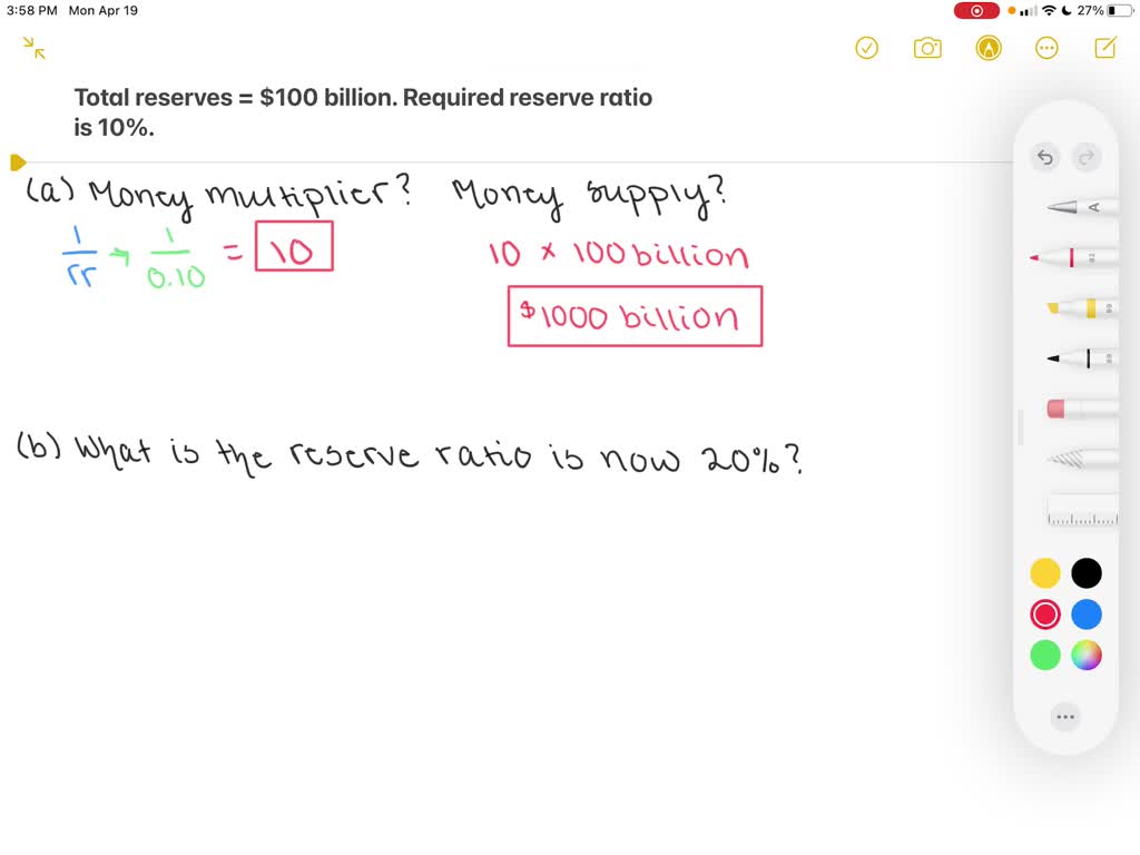 SOLVED The Deposit Expansion Multiplier Has Been Defined As The 