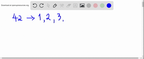 SOLVED:a. List all the factors of 42 . b. What is the greatest common ...