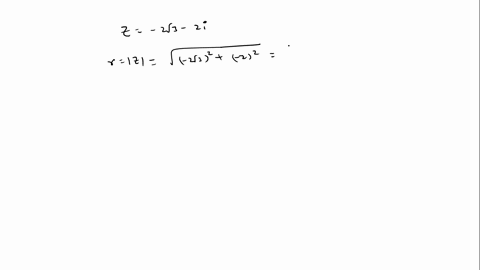 ⏩SOLVED:Convert from rectangular to trigonometric form. (In each ...
