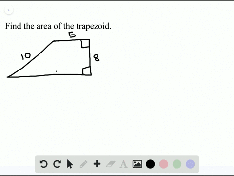 SOLVED:In Exercises 10-18, find the area of each trapezoid. GRAPH
