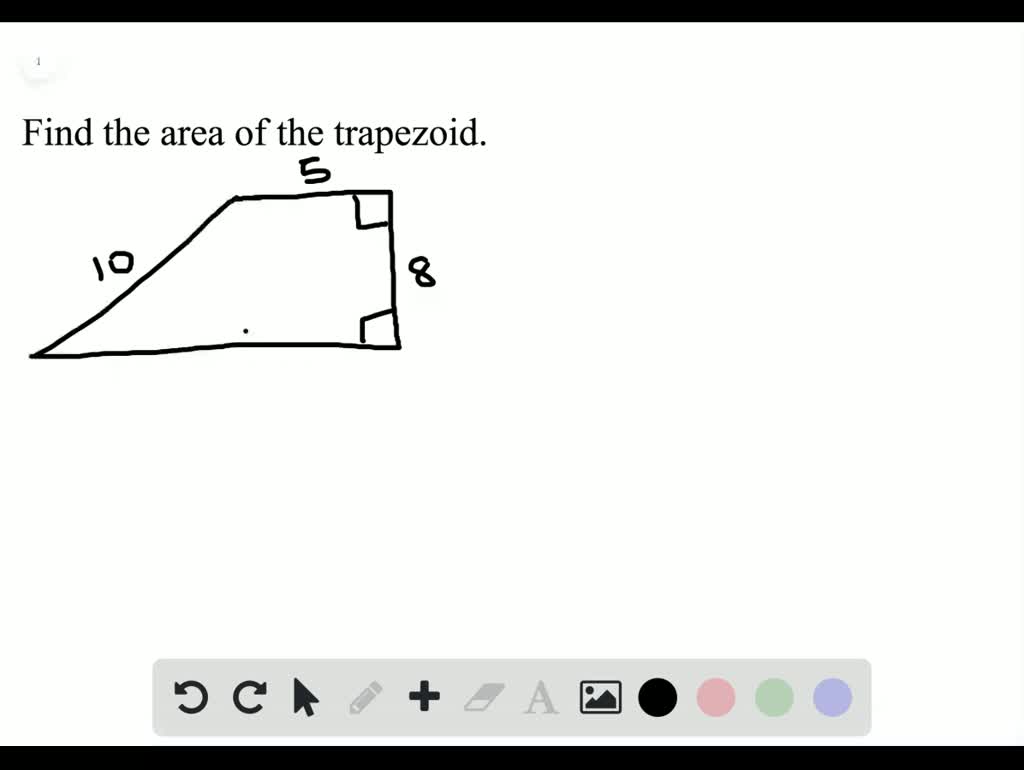 SOLVED:In Exercises 10-18, find the area of each trapezoid. GRAPH