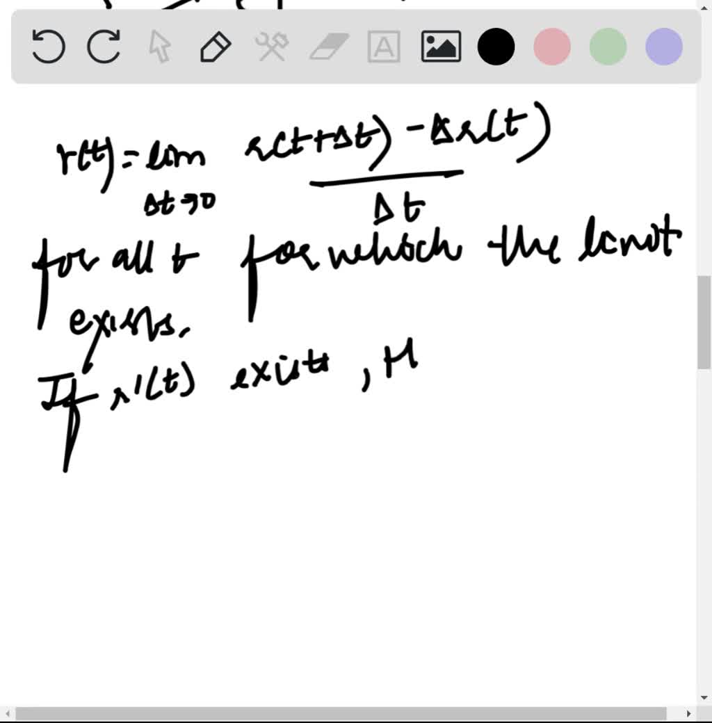 SOLVED:Differentiation of Vector functions. Summarize the essential ...