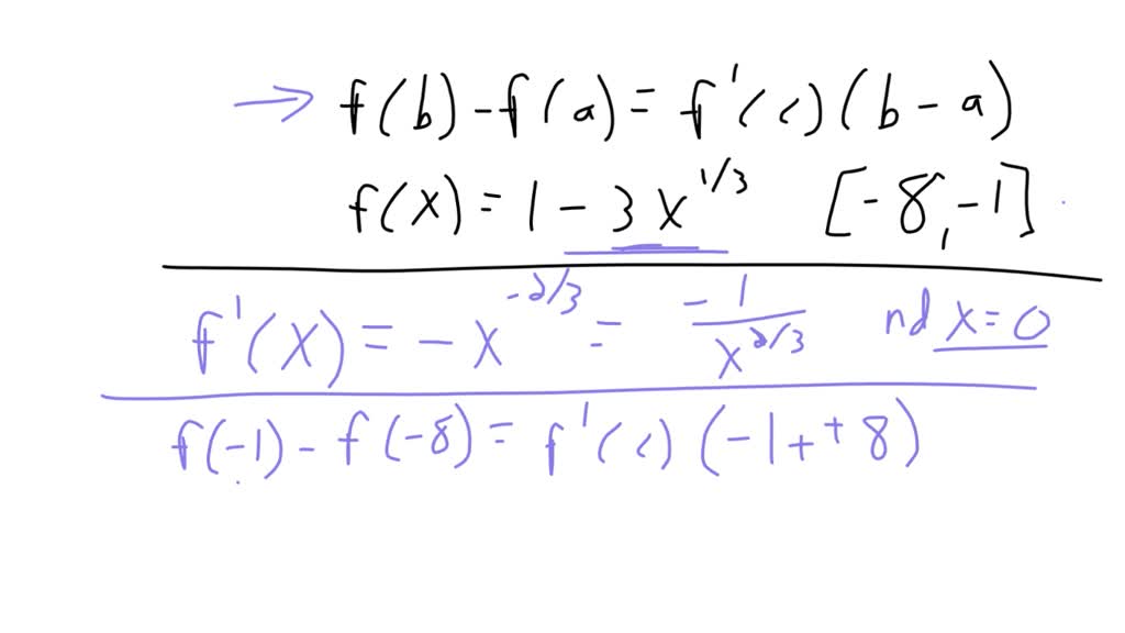 ⏩SOLVED:Determine whether f satisfies the hypotheses of the mean… | Numerade