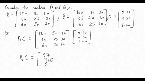 SOLVED:A farmer's three children, Amy, Beth, and Chad, run three ...