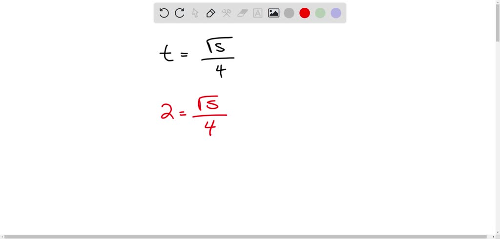 The time t in seconds, an object is in free fall is given by the ...