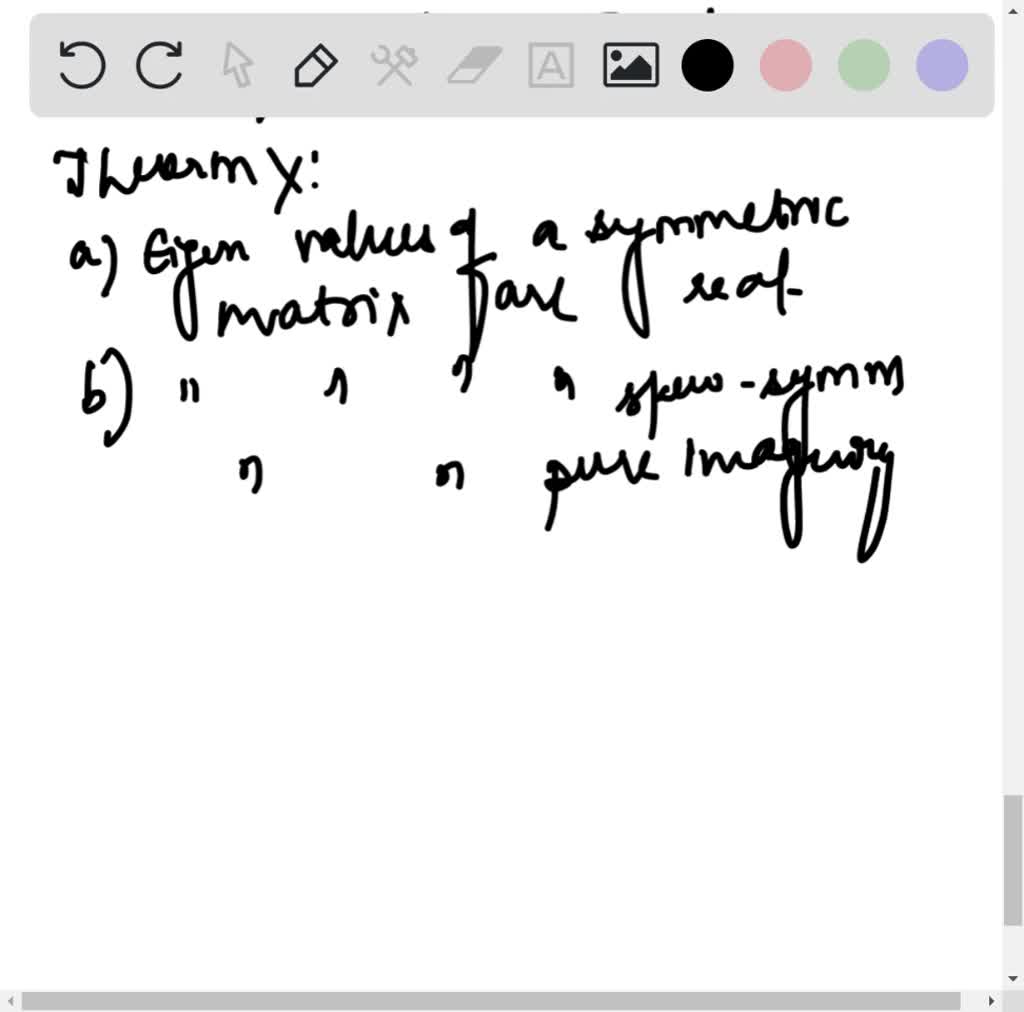 SOLVED:(a) Give an example of a real orthogonal matrix with some non ...