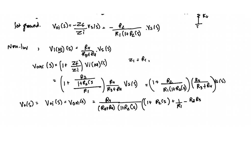 ⏩SOLVED:A "general" first-order filter is shown in Fig. 14.88 (a ...