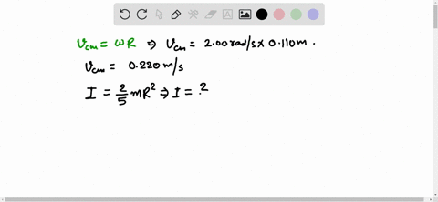 SOLVED:A bowling ball that has a radius of 11.0 cm and a mass of 5.00 kg rolls without slipping ...