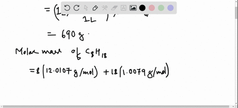 SOLVED:Isooctane (2,2,4 -trimethylpentane), one of the many ...