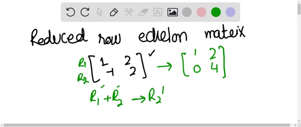 ⏩SOLVED:Find the reduced row-echelon matrix that is row-equivalent ...