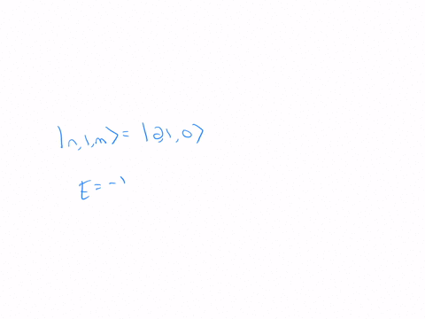 SOLVED:A hydrogen atom is in the 7 f state. Find (a) its energy and (b ...