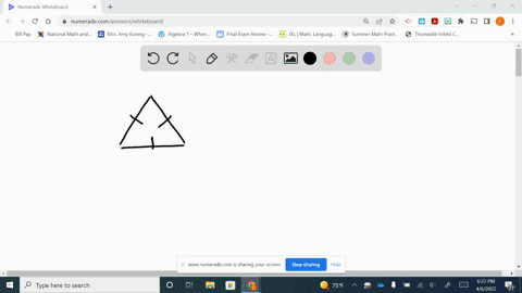 Instructions: Classify the triangle by its sides. This is...