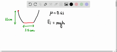 SOLVED:A bug slides back and forth in a bowl 11 cm decp, starting from rest at the top, as shown ...