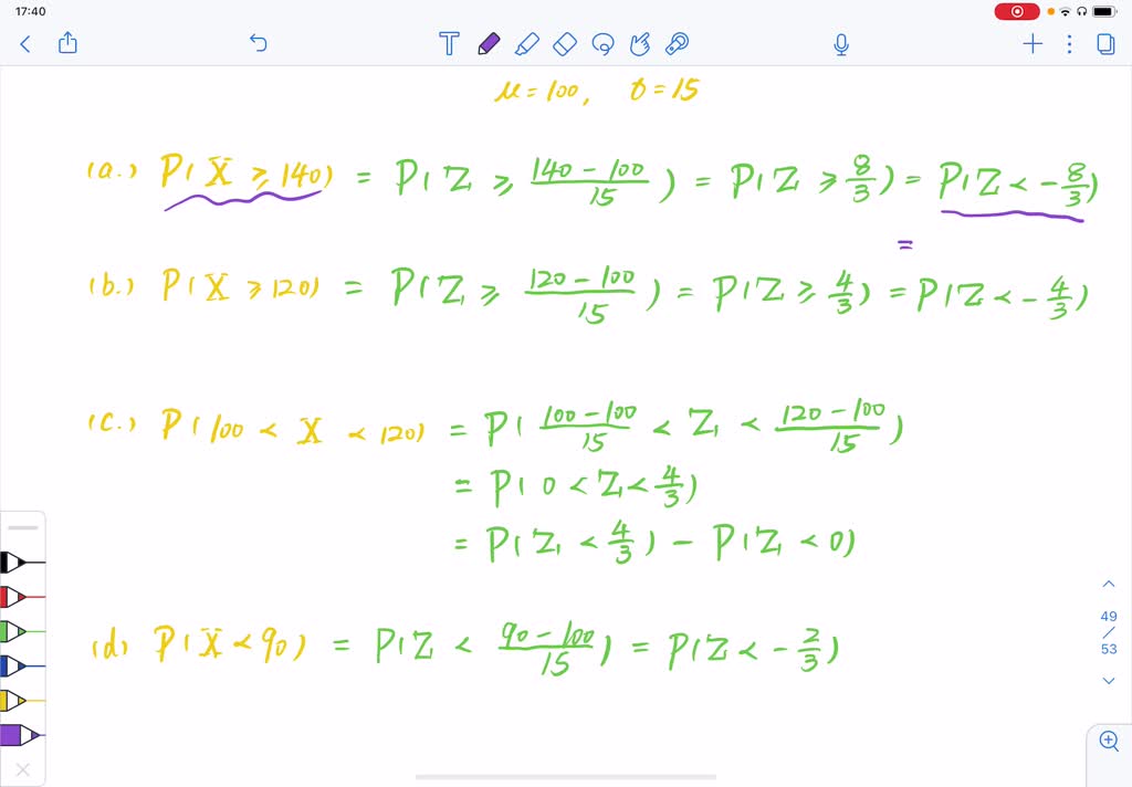 IQ Scores Are Normally Distributed With A Mean Of 100 SolvedLib