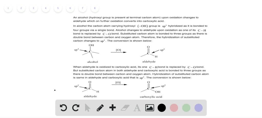 SOLVED:How does hybridization of the substituted carbon atom change ...