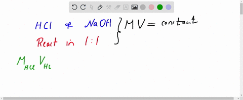 Titration of a 12.0 mL solution of HCl requires 22.4 mL of 0.12 M NaOH ...