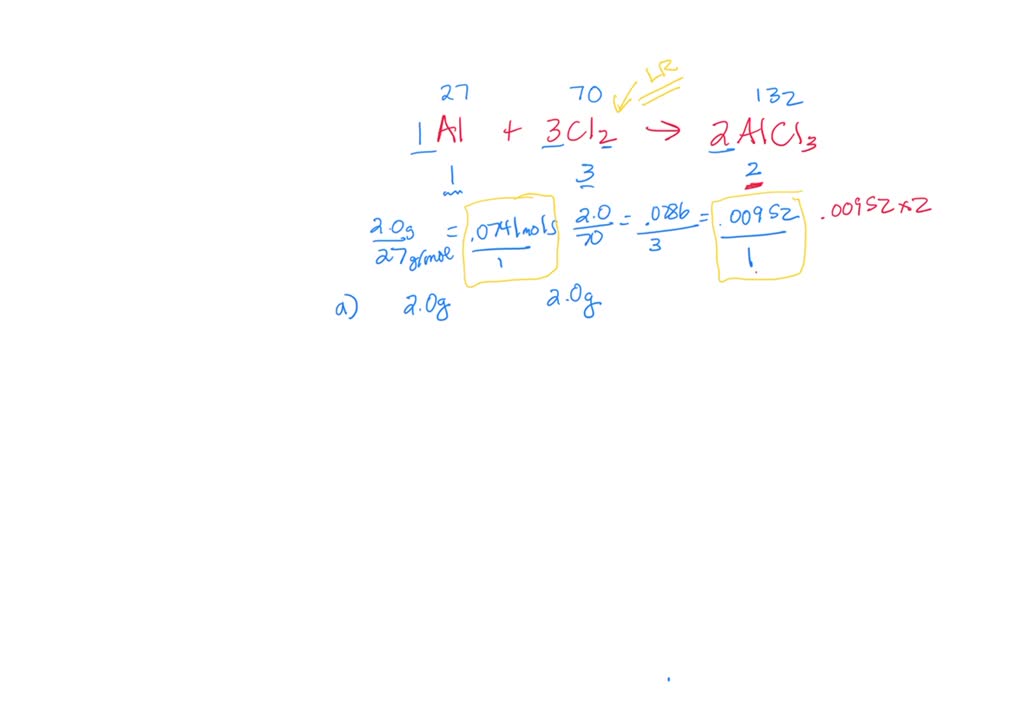 SOLVED:For the reaction shown, calculate the theoretical yield of product (in grams) for each ...