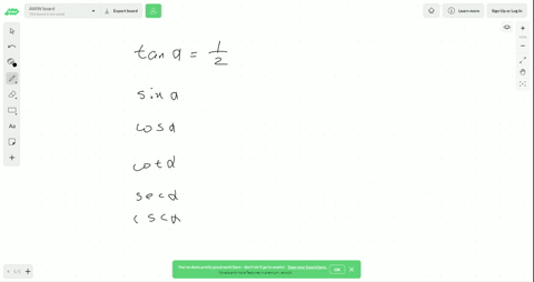 SOLVED:In each exercise, use identities to find the exact values at αfor the remaining five ...