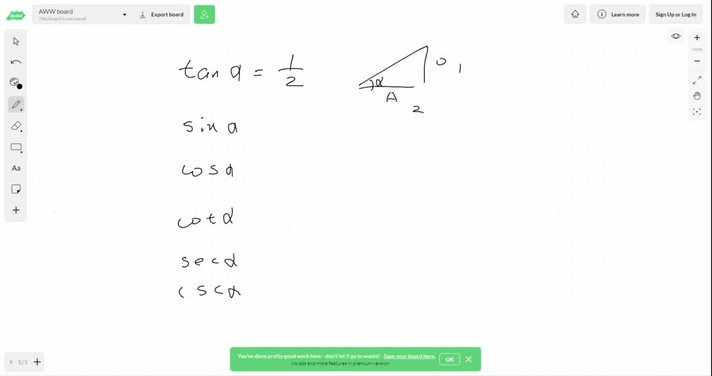SOLVED:In each exercise, use identities to find the exact values at αfor the remaining five ...
