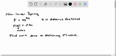 SOLVED:For any spring obeying Hooke's Law, show that the work done in ...